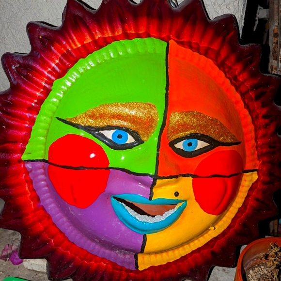 Art | Handpainted Sun Sculptures You Can Hang Them Anywhere Outside Or ...